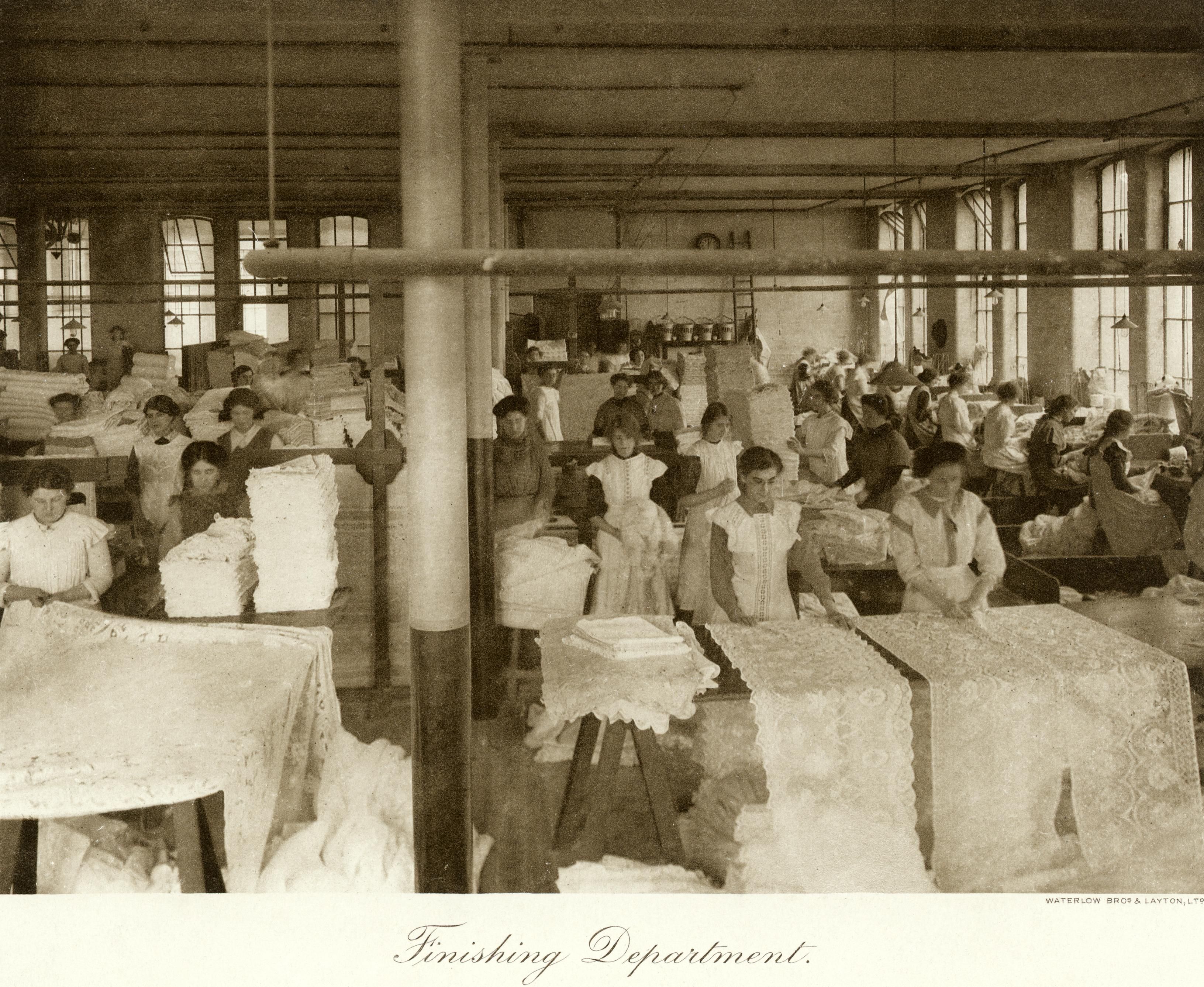 How the Nottingham lace craft became an industry of empire | LibraryOn ...