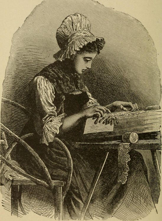 How the Nottingham lace craft became an industry of empire | LibraryOn ...